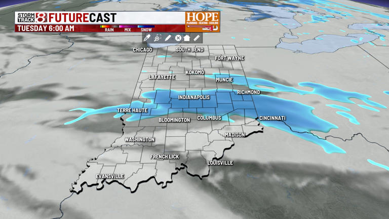 Dreary start to the week with below normal temps | Feb 2, 2026