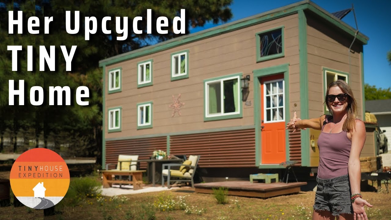 Solo woman's affordable tiny house & van life - travels 50% of year!