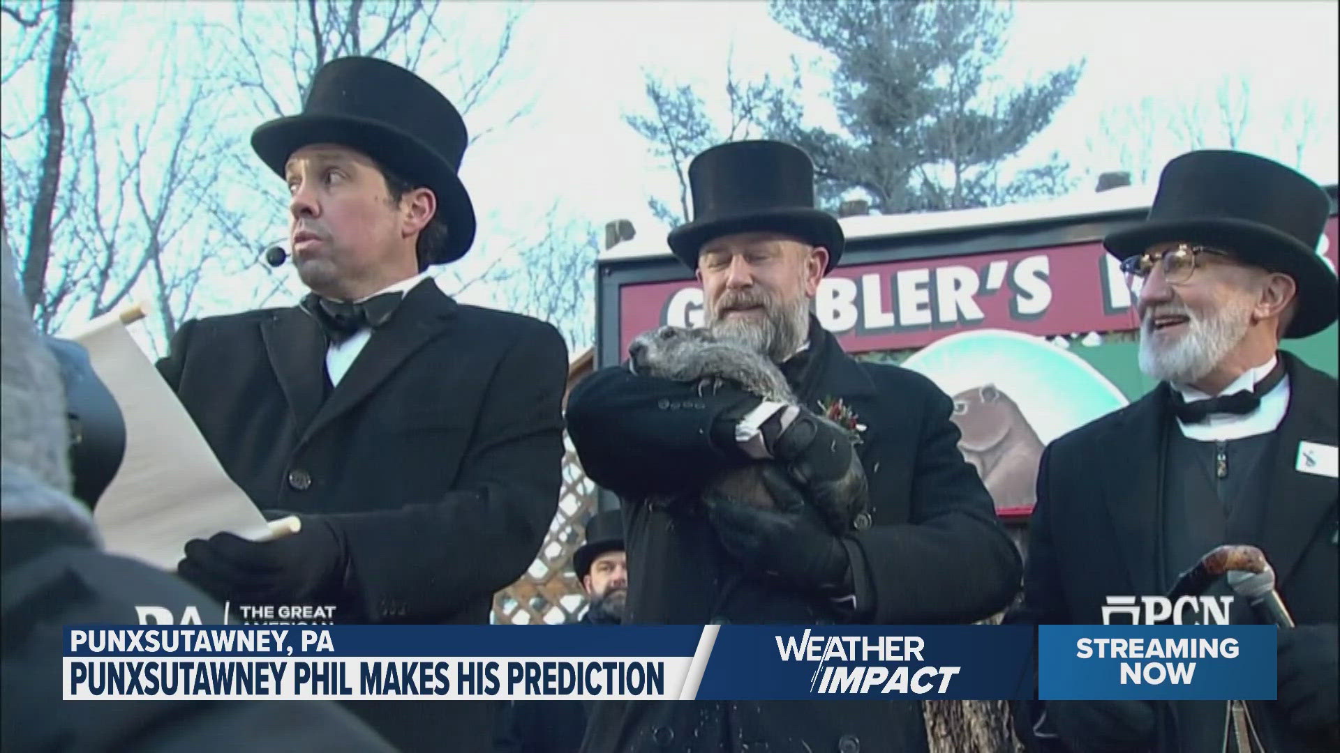 Groundhog Day 2026 prediction; impacts of weekend winter storm