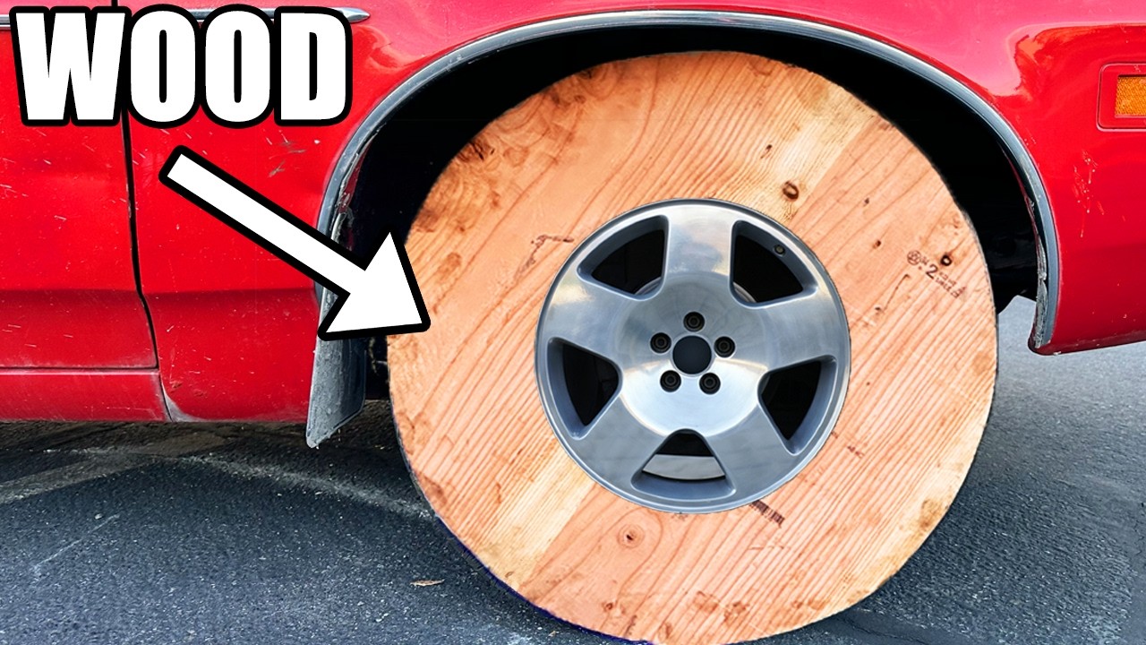 Building wooden wheels for driving