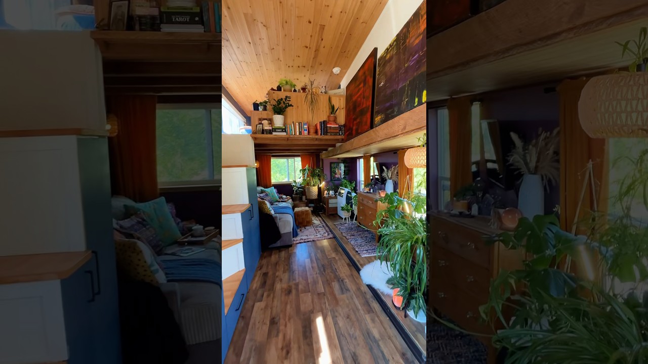 Epic expanding tiny house tour!