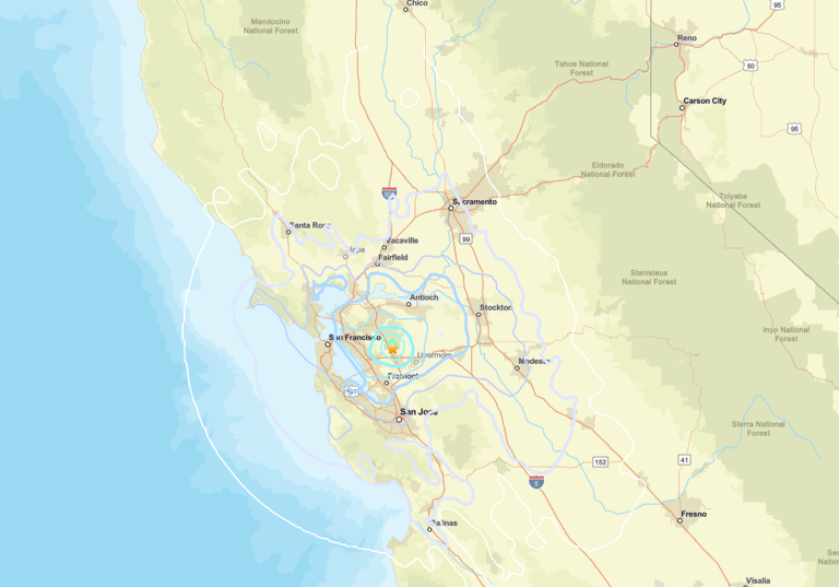 Cluster of earthquakes, the largest a magnitude 4.2, shakes Bay Area ...