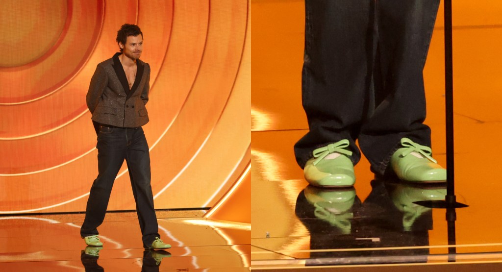 Harry Styles chooses dainty Jonathan Anderson's Dior bow mules for ...