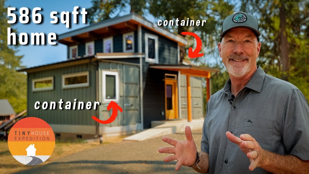 Why they love their 2x 20ft shipping container home + site built joint