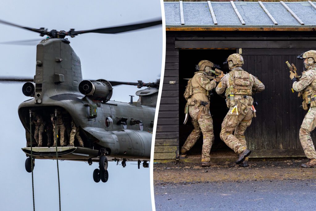 High-flying scenes as UK forces prepare to lead NATO special operations