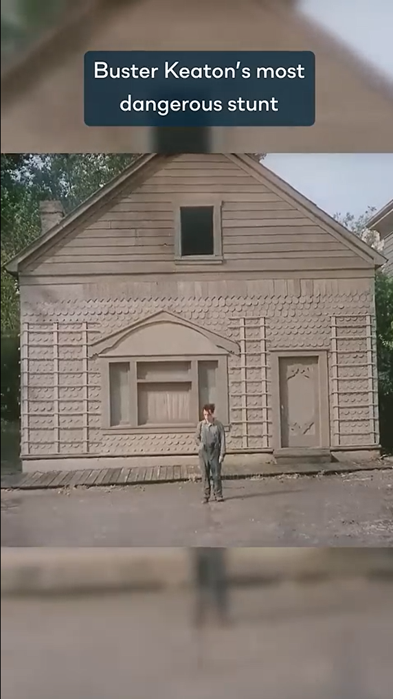 Buster Keaton’s most dangerous stunt from 1928