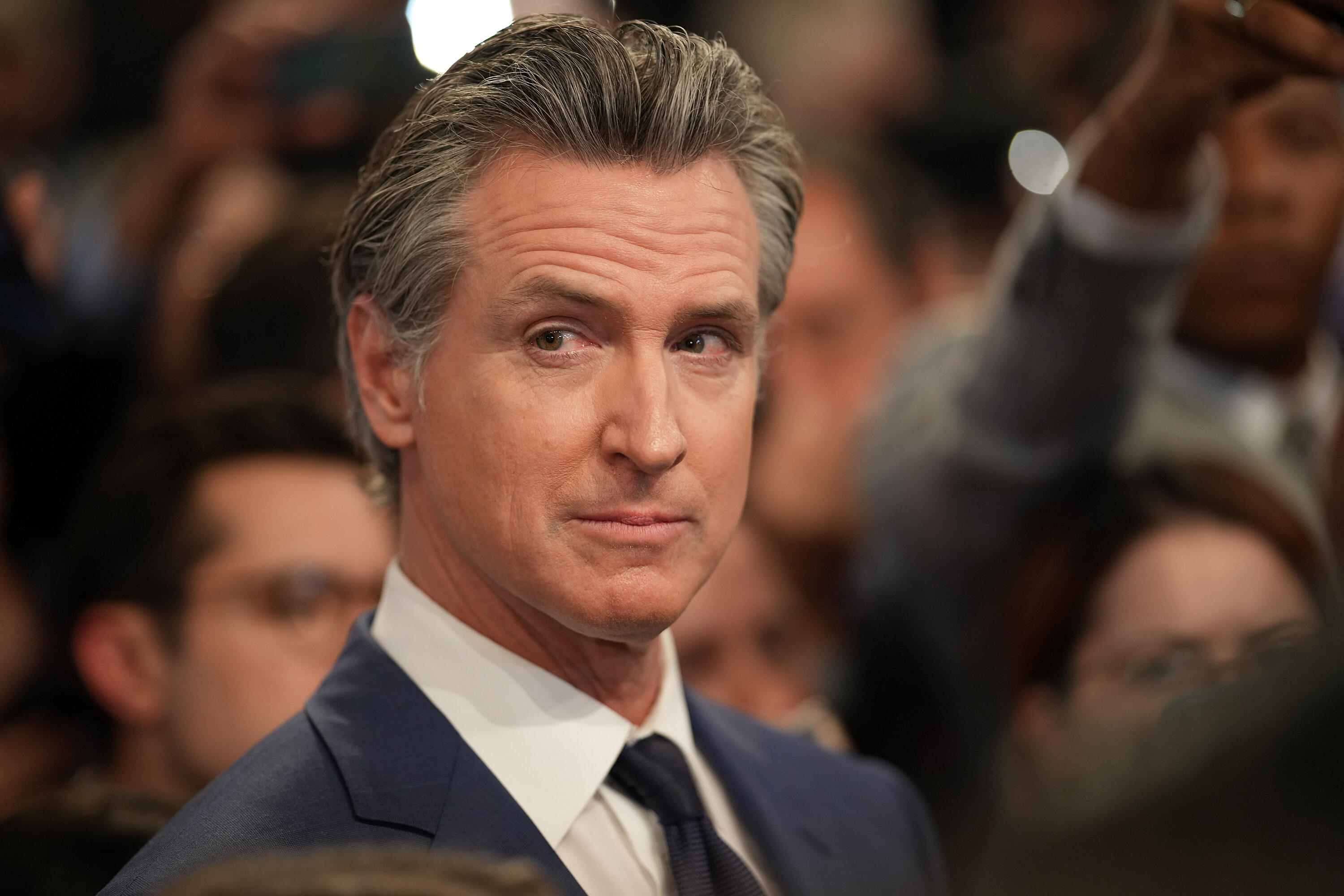 Newsom's memoir reveals personal struggles and political encounters