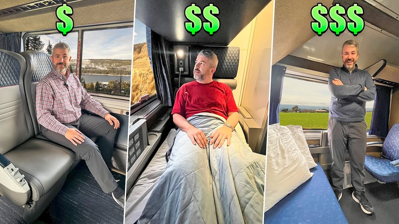 I tested Amtrak's coach, roomette, and bedroom 🚆