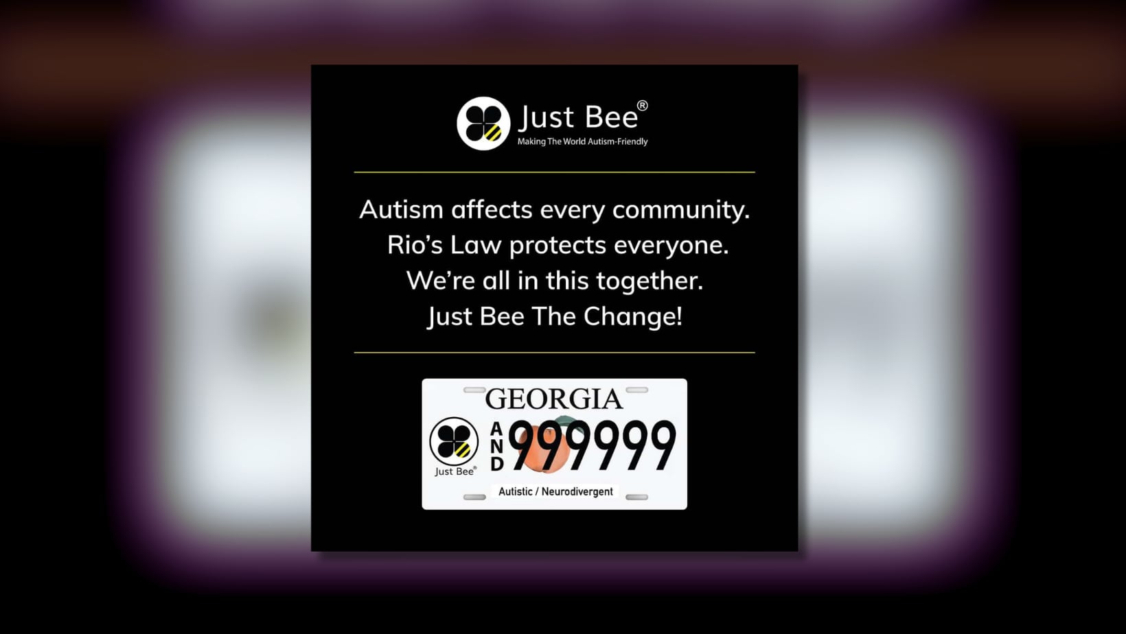 License plates for autistic, disabled drivers may be coming to Georgia