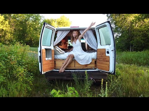 Living the van life dream down by the river