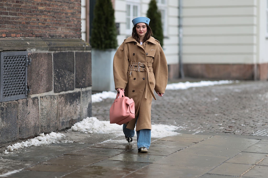 Fashion people wore this Ganni trench all over Copenhagen Fashion Week