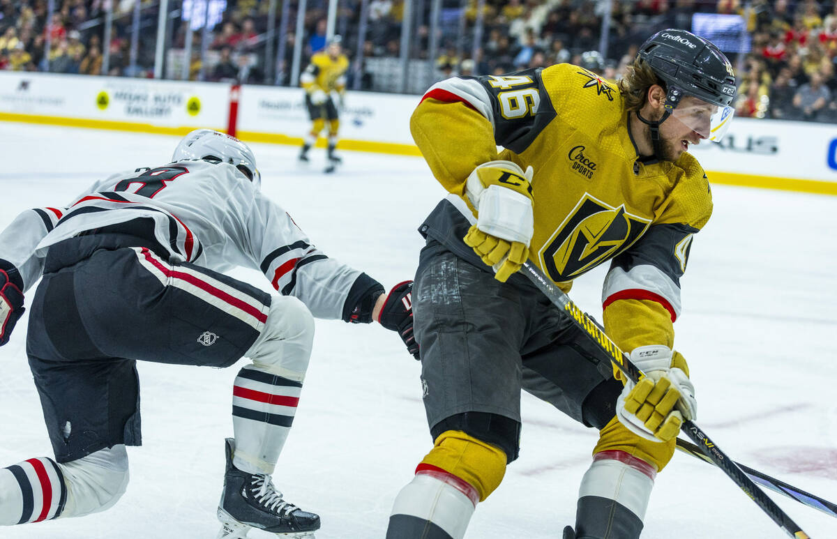 Knights forward’s Olympic status in doubt after injury in Anaheim