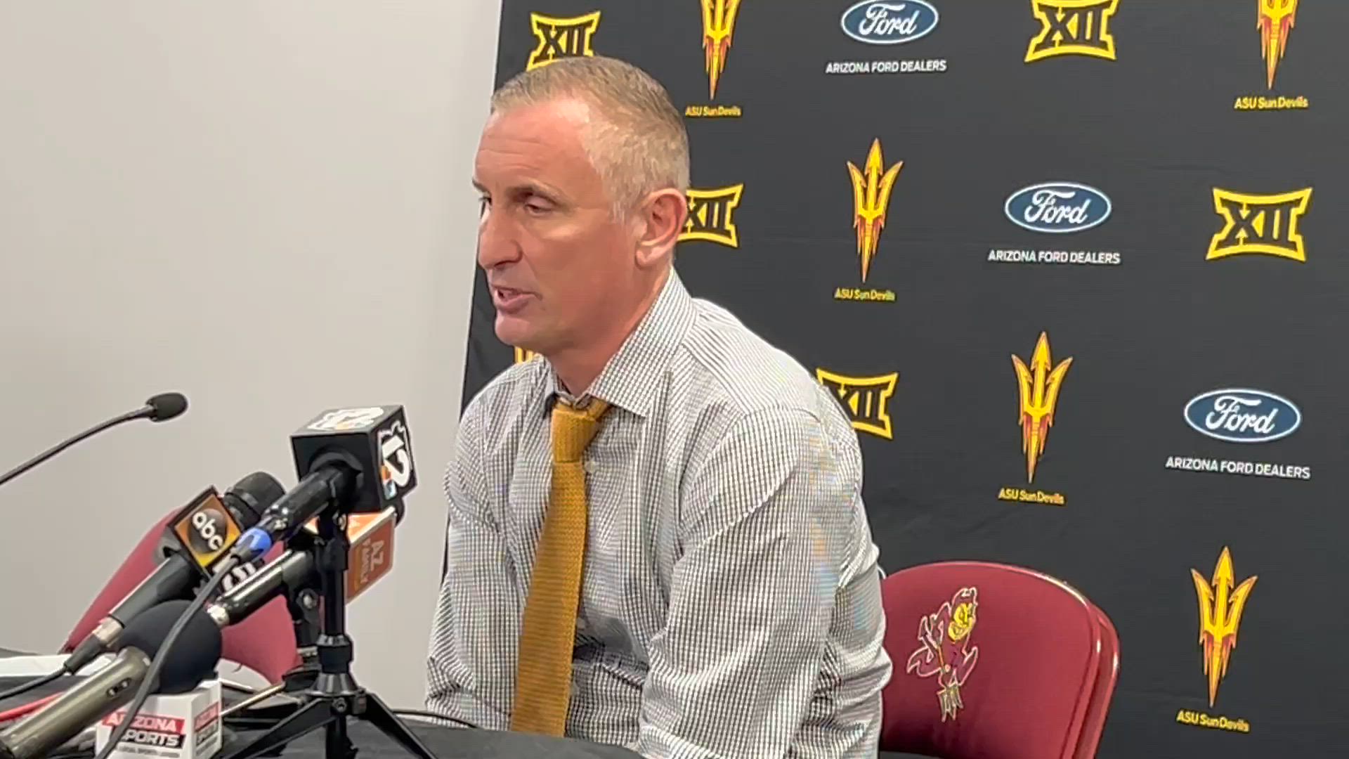 Arizona State head men's basketball coach Bobby Hurley on the loss to ...