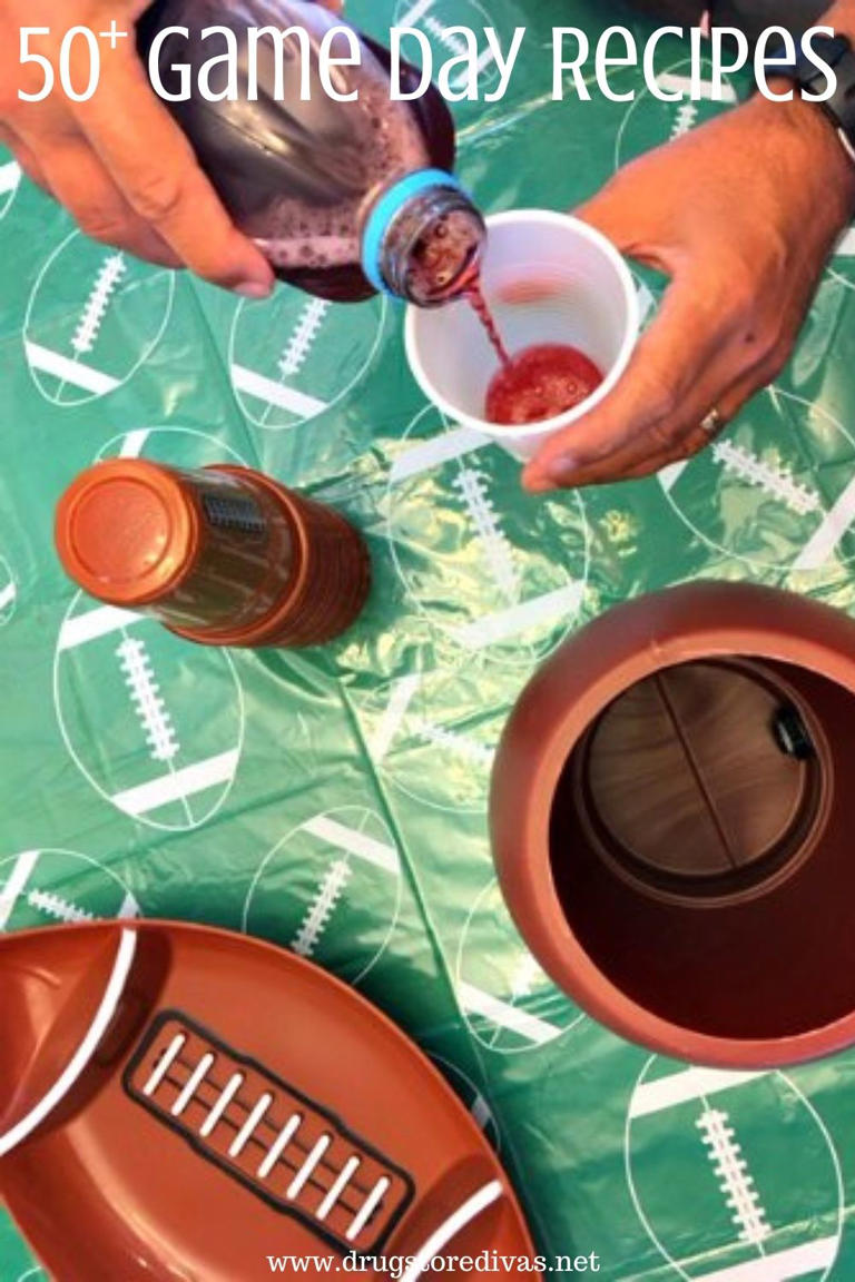 50+ recipes for football game foods