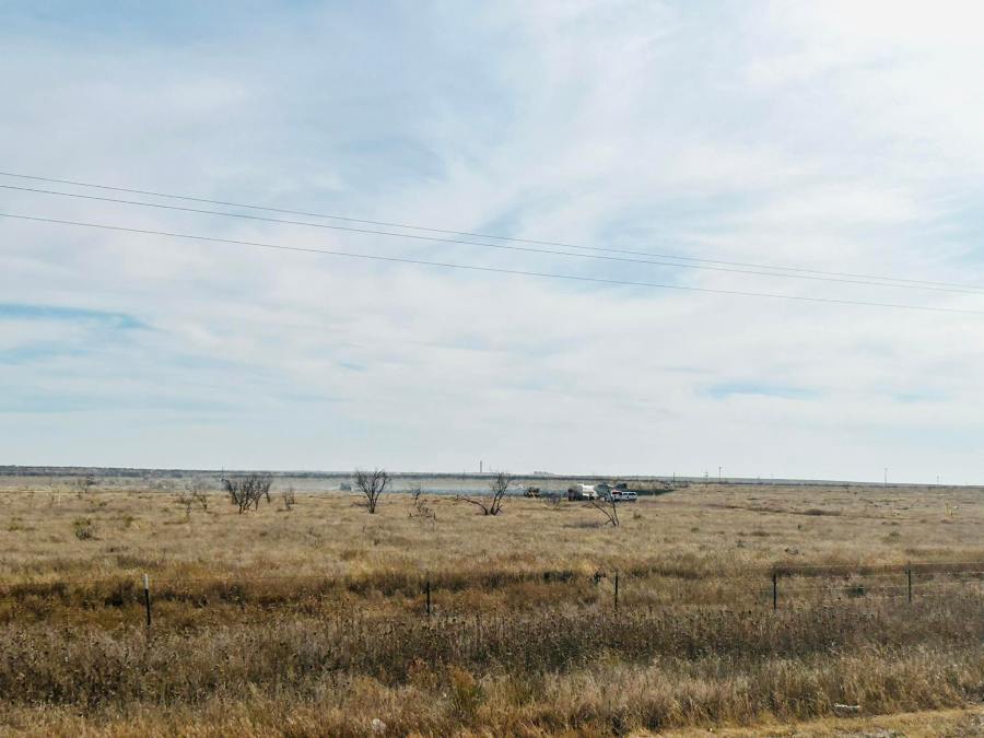City of Fritch reports grass fire on HW 136, forward progression stopped