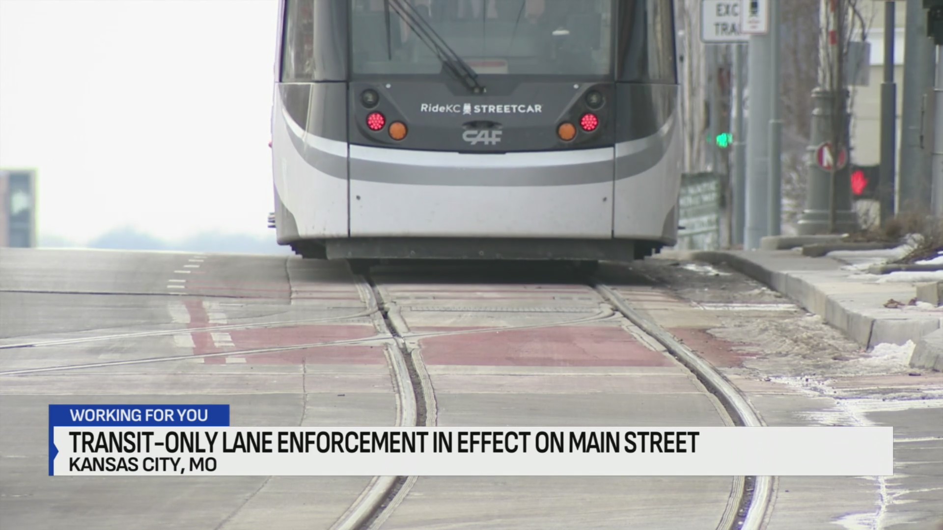 Kansas City begins transit-only lane enforcements, warns drivers of $50 ...