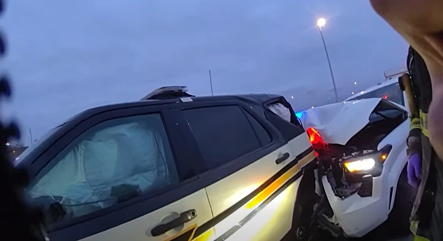 Video: Vehicle slams into TN trooper’s vehicle during traffic stop ...