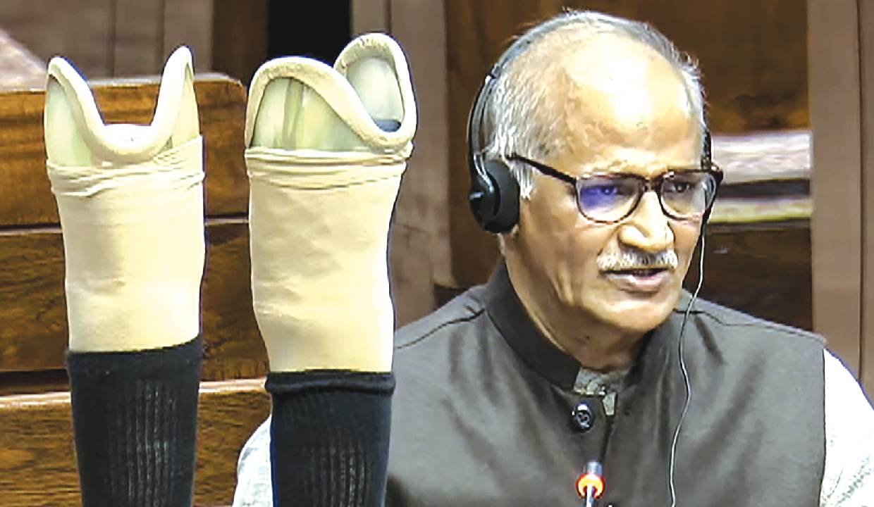 Uproar in Rajya Sabha after Kerala MP recalls past attack, displays ...