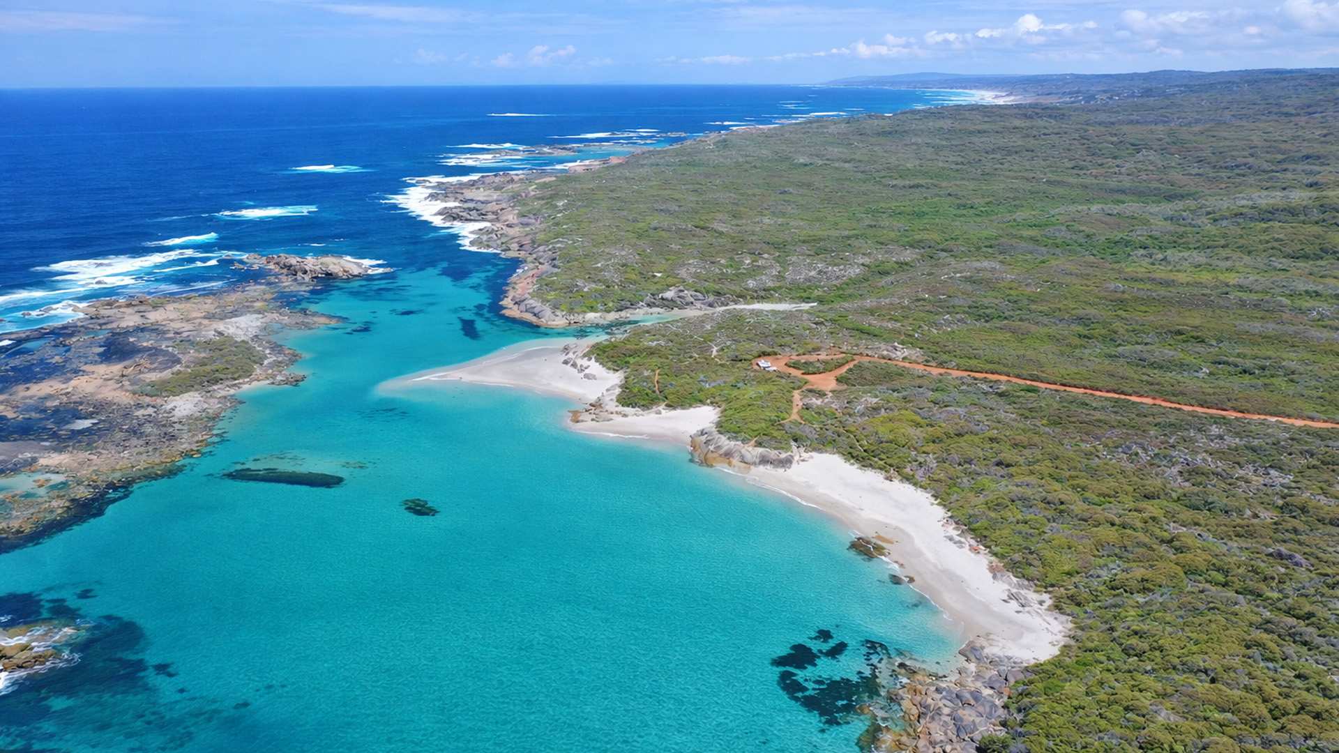 Along Western Australia Wild Coast Lies Madfish Bay Beach