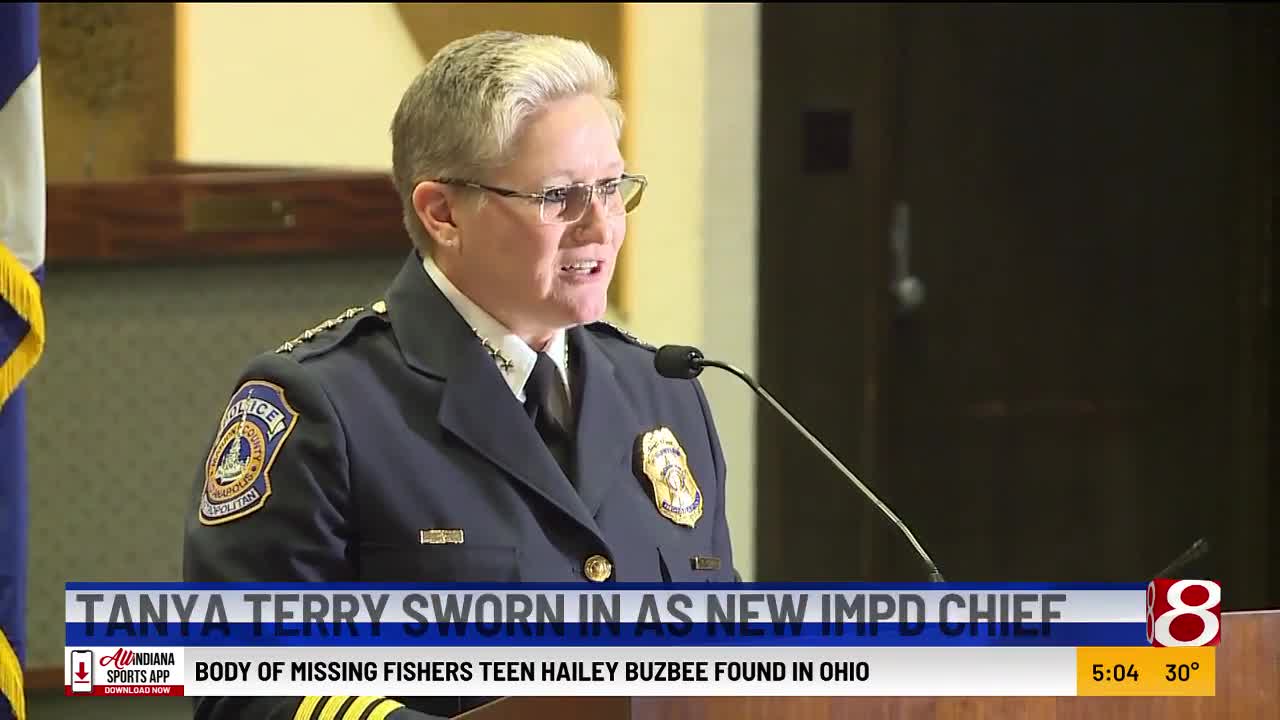 Tanya Terry sworn in as new Indianapolis police chief