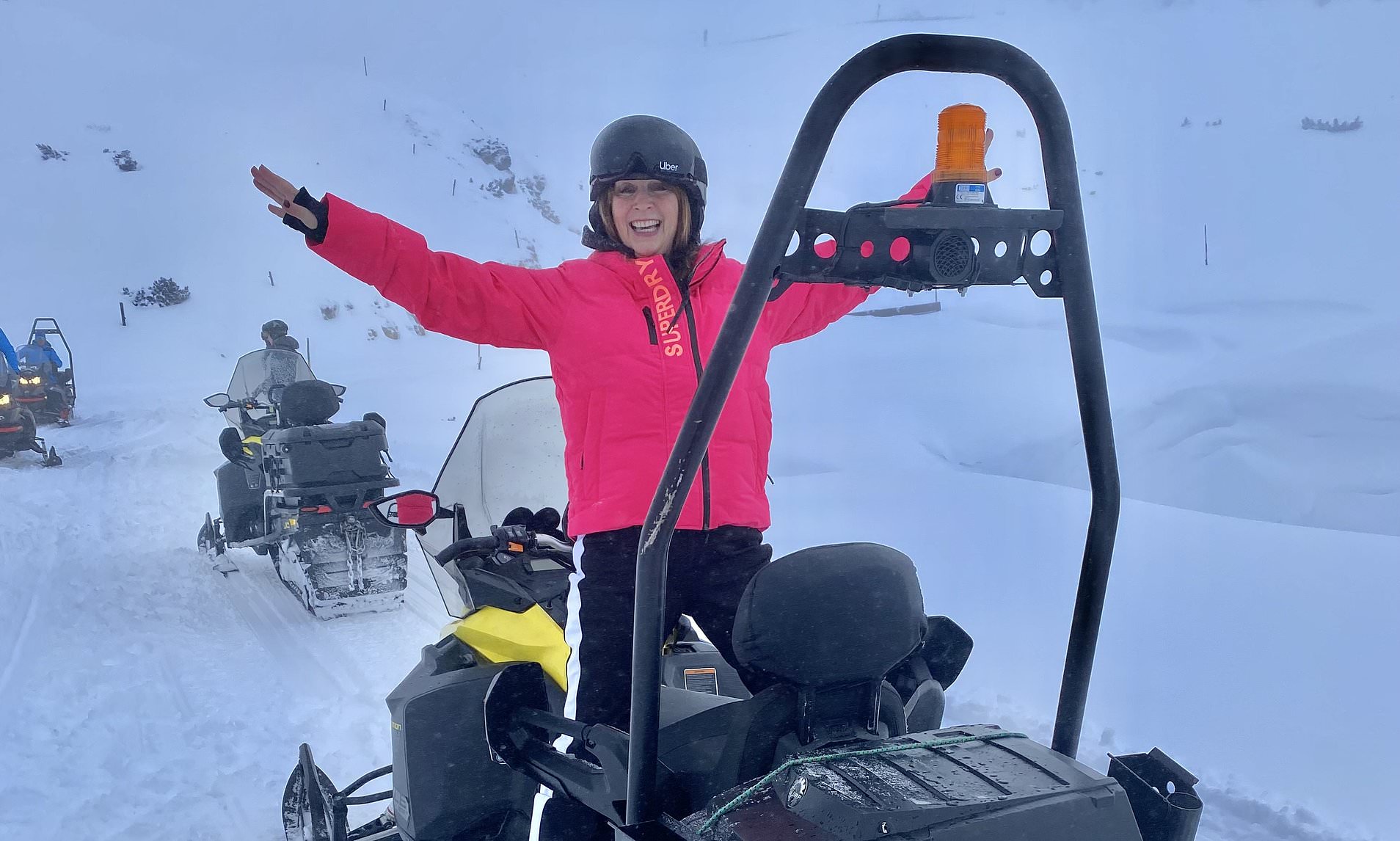 What it's like to ride on Uber's free snowmobiles in the Dolomites ...