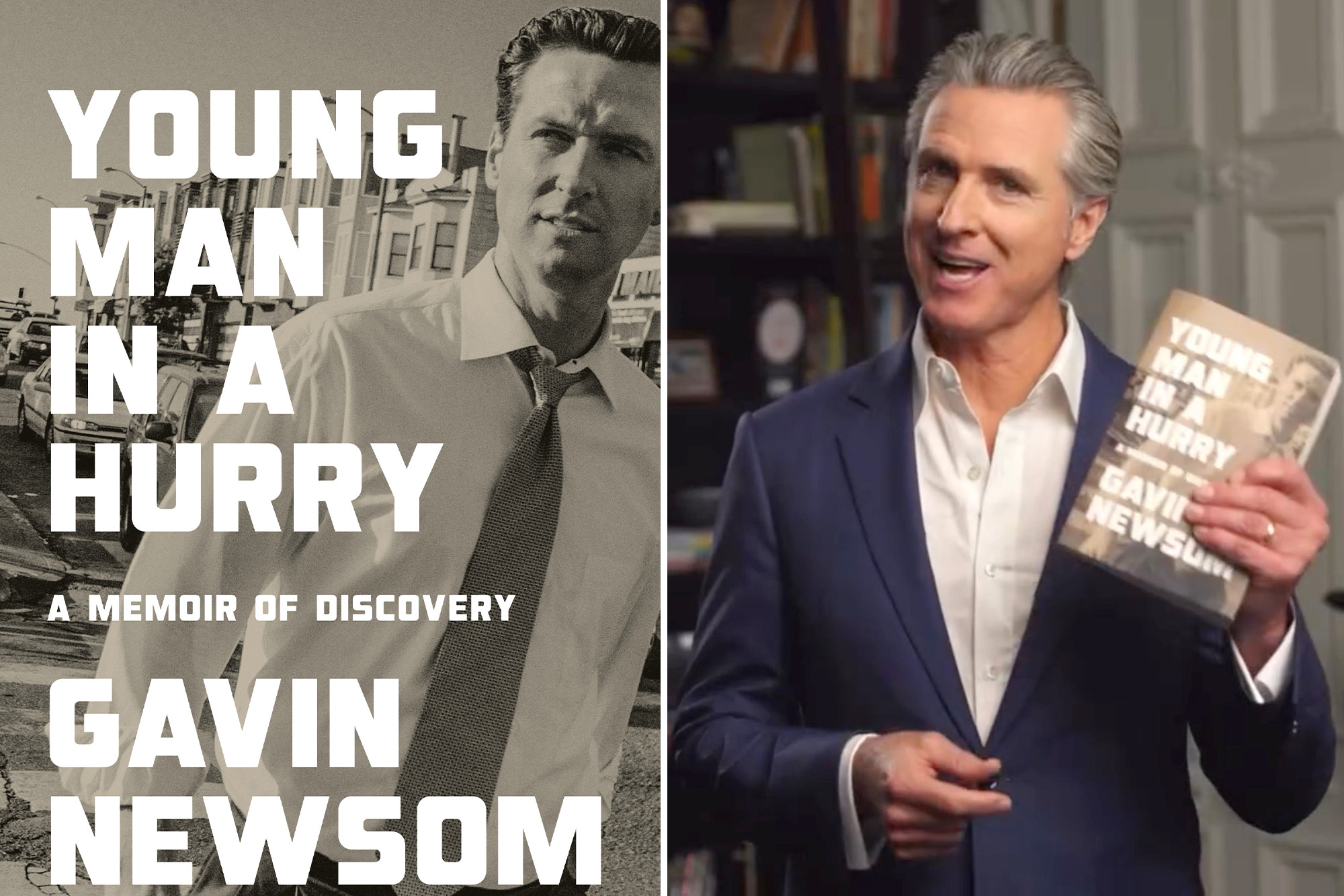 Gavin Newsom hawks free copies of ‘intimate’ memoir in shameless ...