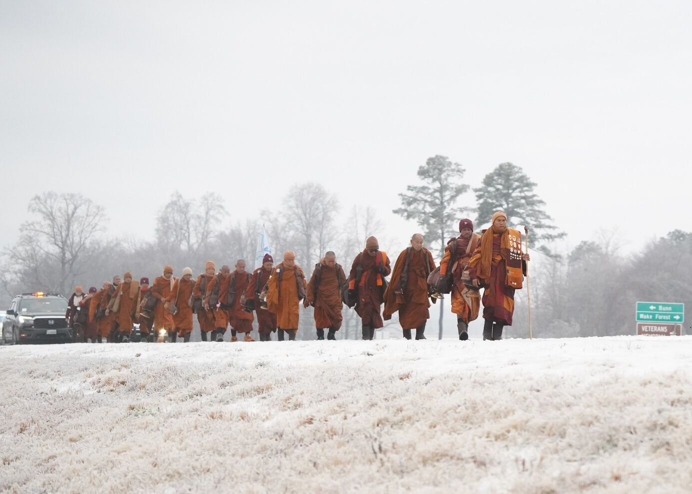 Updated: Buddhist monks' 'Walk for Peace' expected to arrive in ...