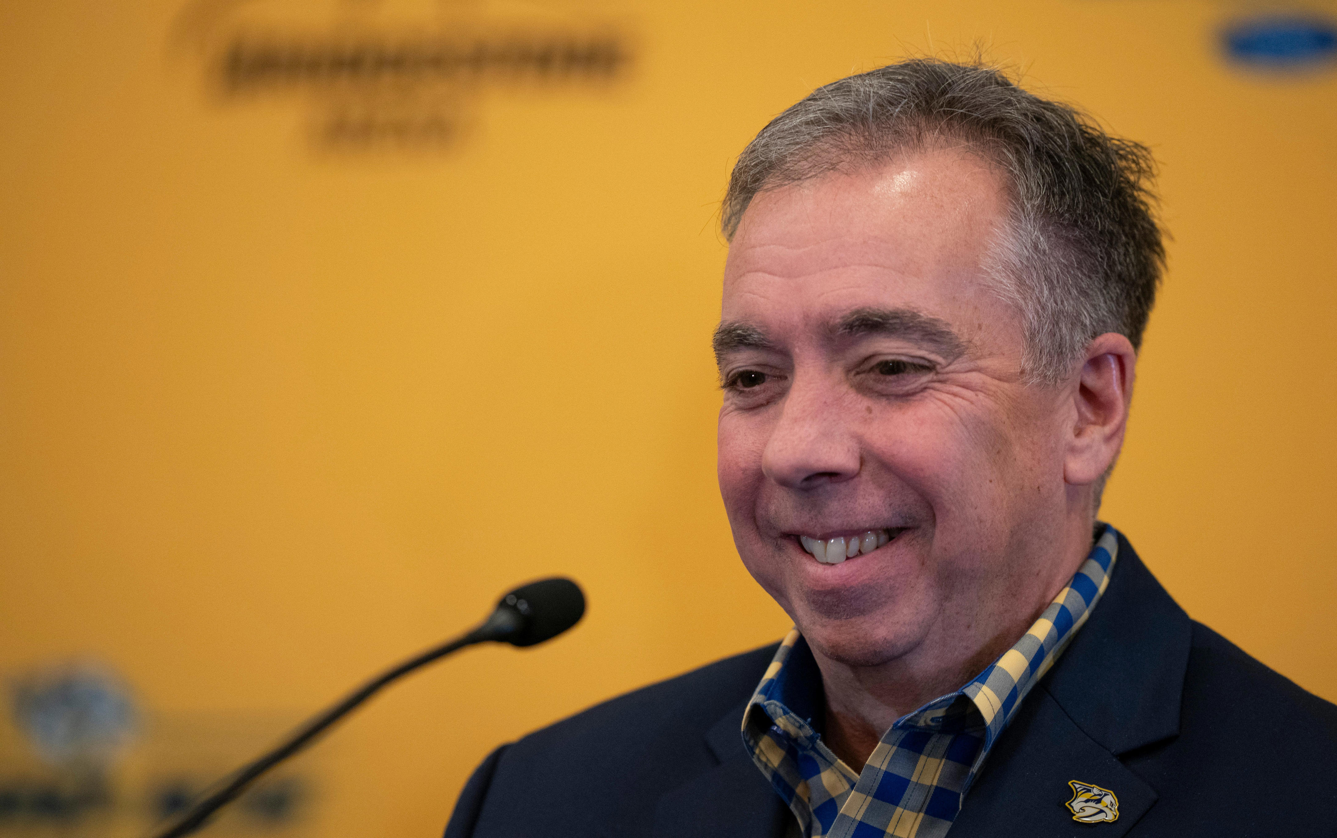 Predators CEO Sean Henry thanks Barry Trotz, explains GM search in ...