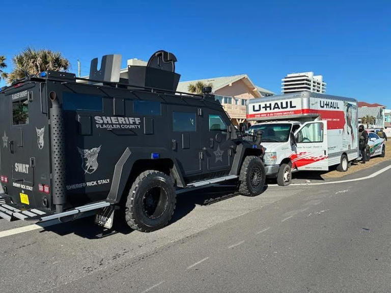 2 arrested after fleeing in U-Haul truck on A1A in Flagler Beach