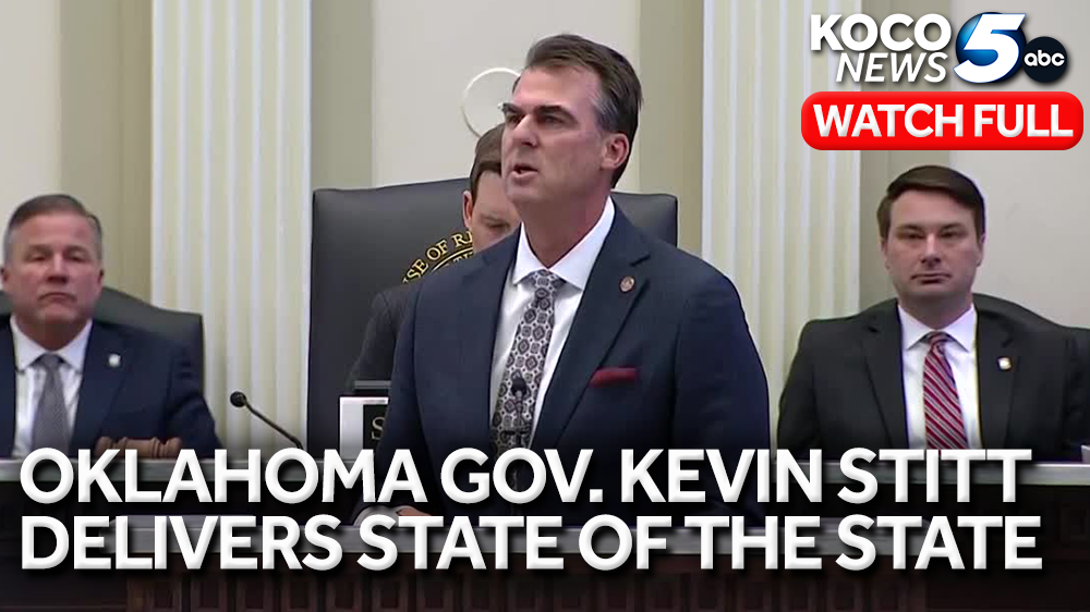 Watch full: Oklahoma Gov. Kevin Stitt delivers his last State of the ...
