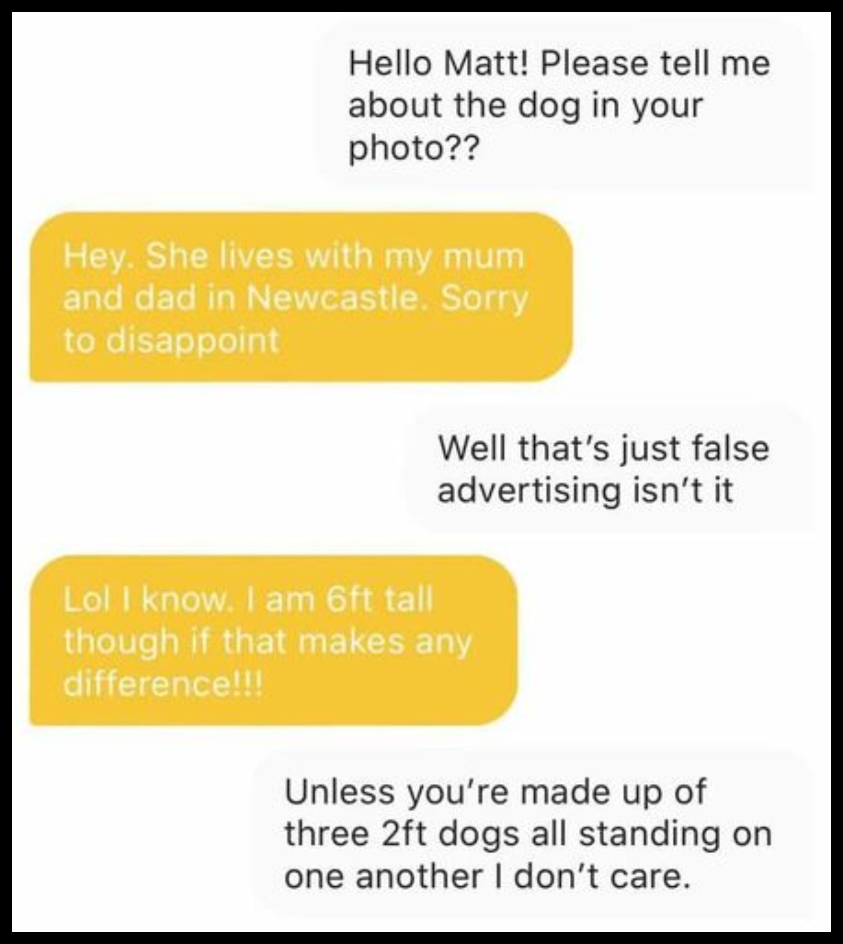 Bumble messages that make you cringe and laugh