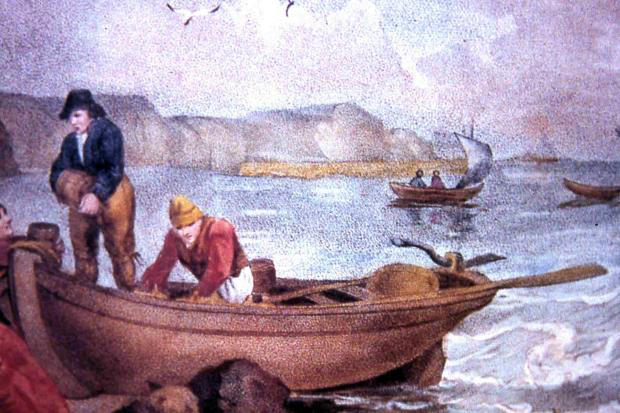 Battle broke out on the beach - not against foreign enemies but smugglers
