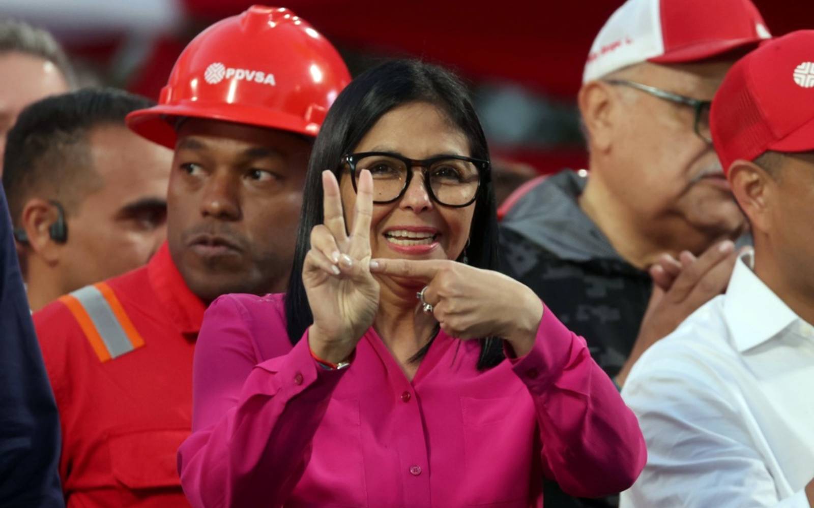 Venezuela’s interim president Rodriguez meets with US envoy