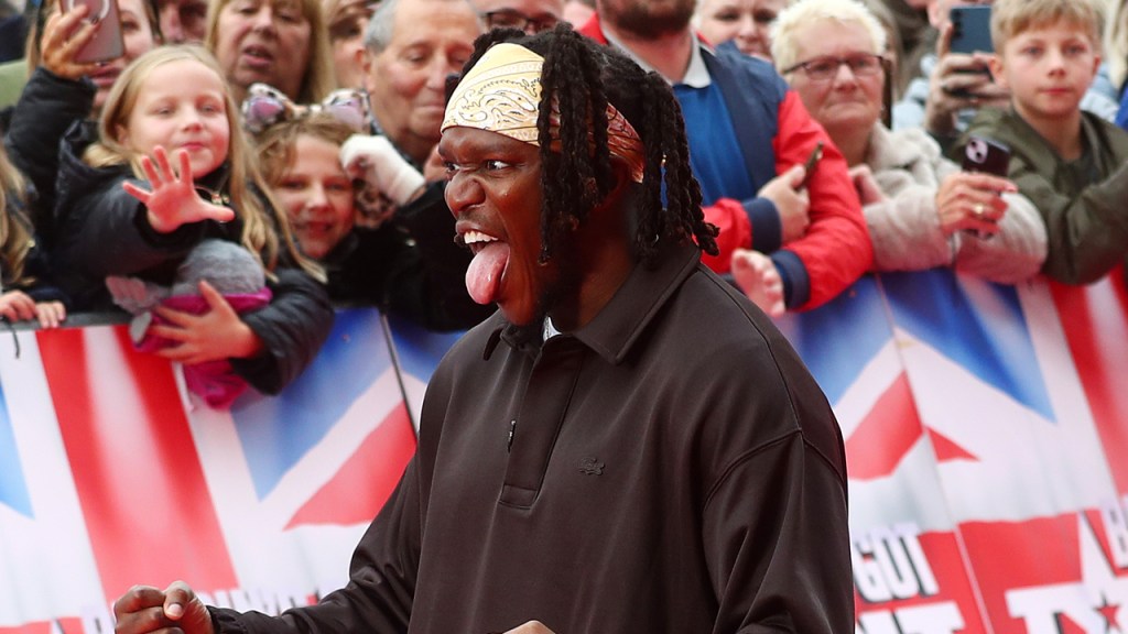 KSI hit with WWE style move in football game