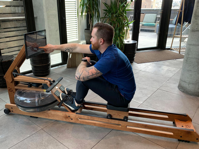 This rowing machine's video game-style races are a fun and motivating ...