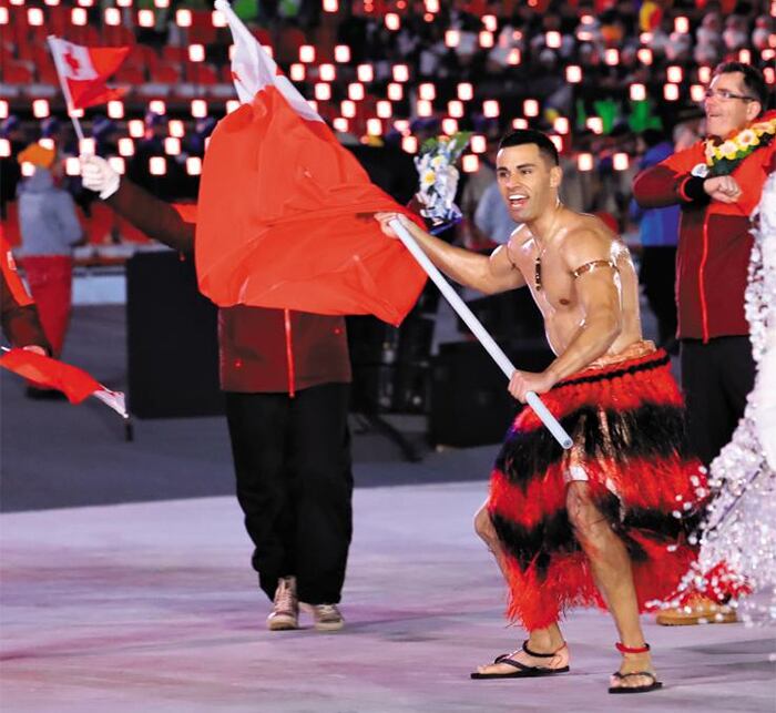 Tongan muscle man Taufatofua to carry 2026 Olympic flag