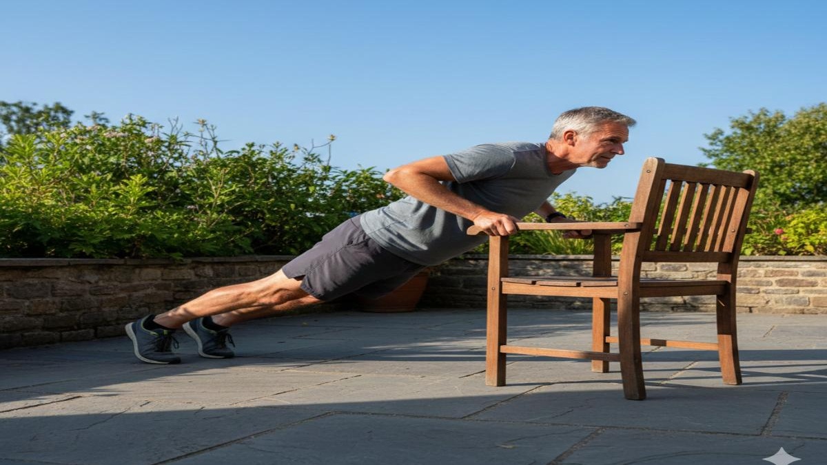 Chair dip ranking scores after 55: The simple strength test that ...