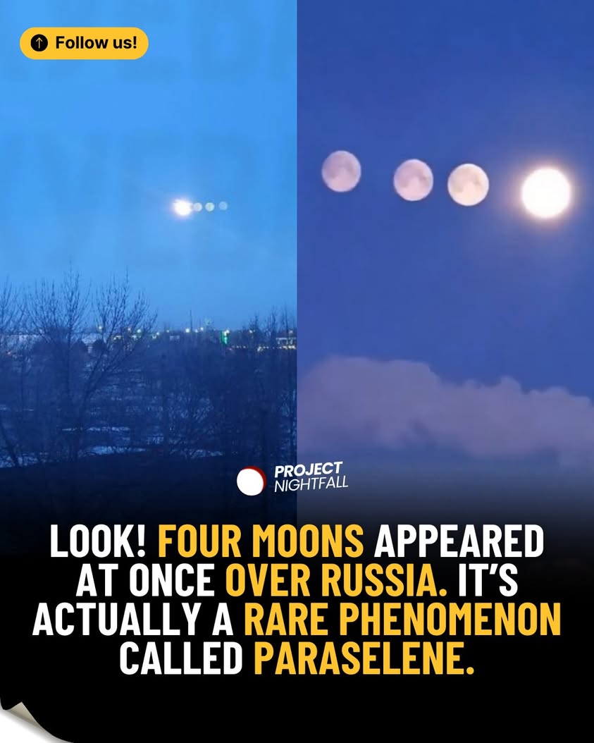 Russia just had four moons in the sky at once. No, it wasn't a glitch ...
