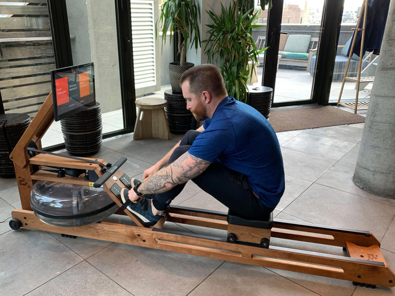 This rowing machine's video game-style races are a fun and motivating ...
