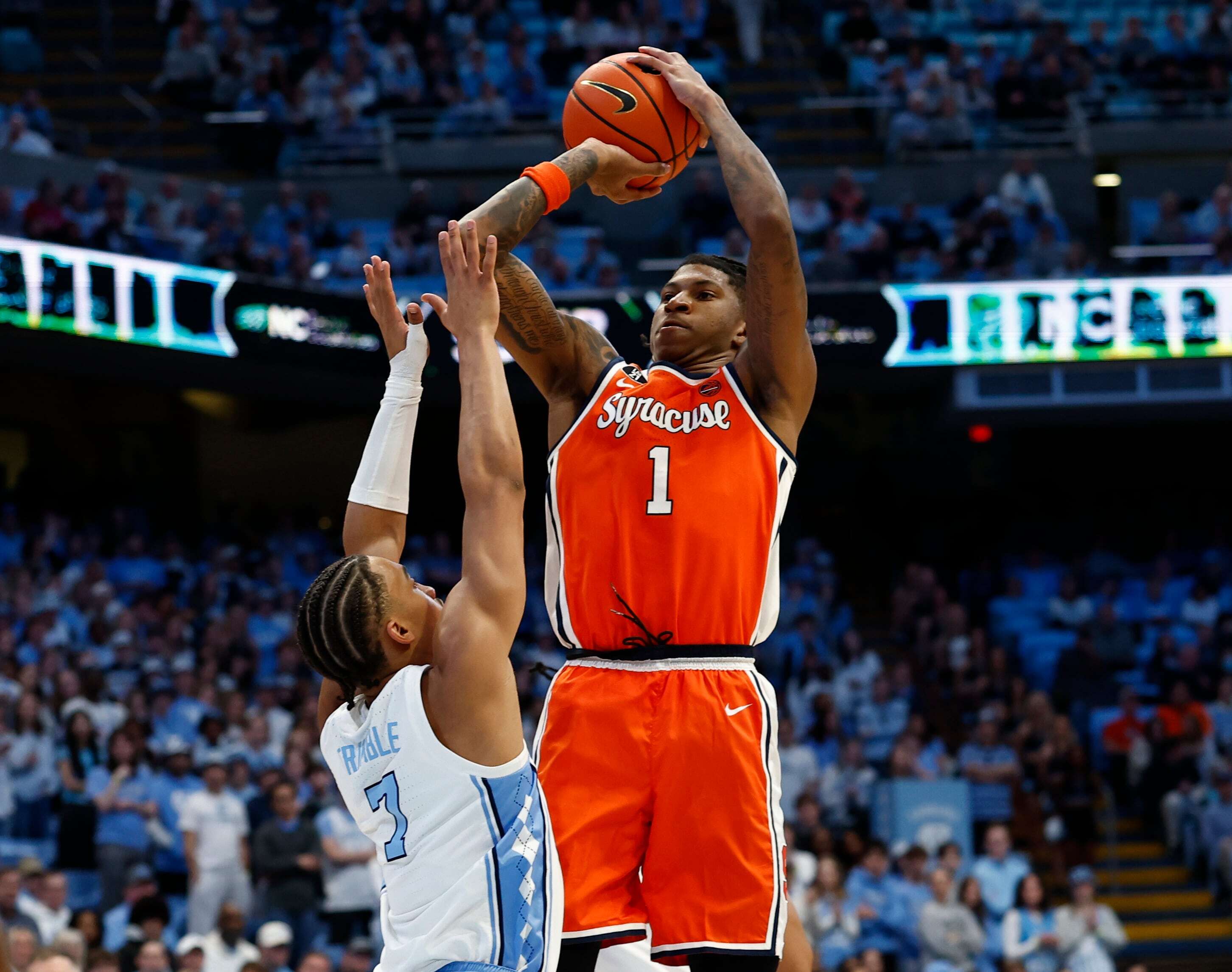 Syracuse’s late rally turns North Carolina blowout into a run-of-the ...