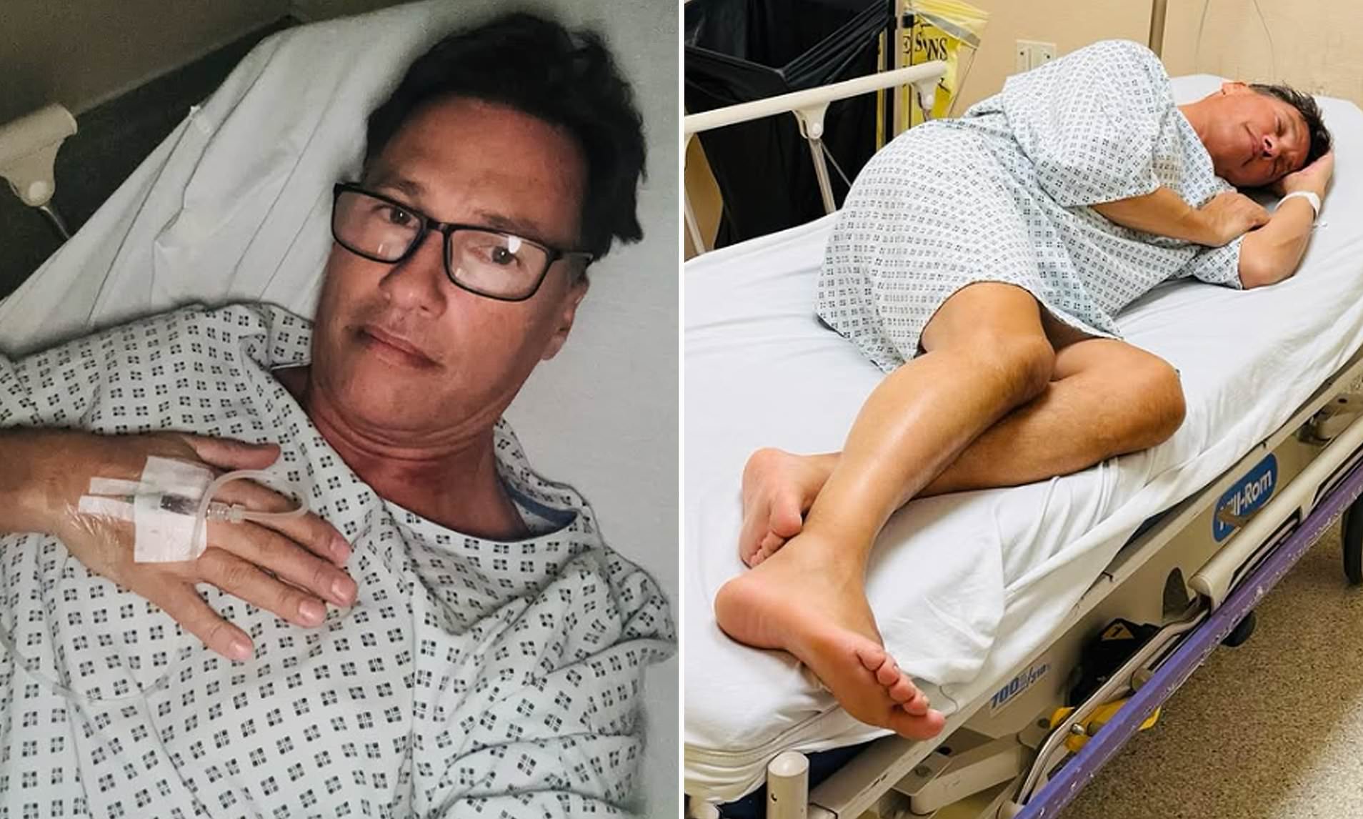 80s pop star Nathan Moore is rushed to hospital after concert in France ...