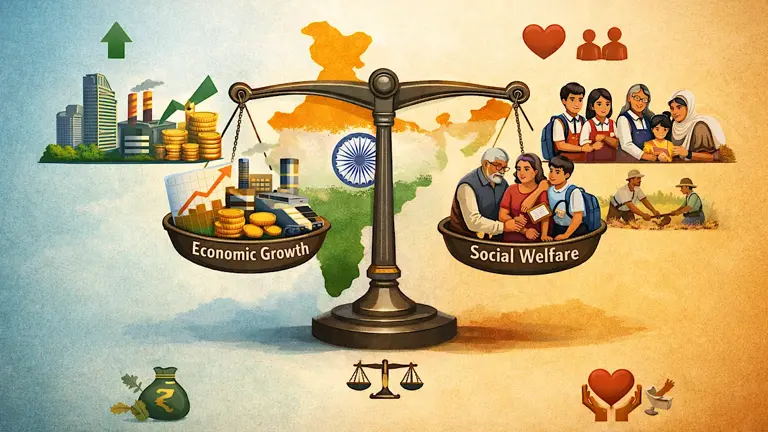 Welfare vs. growth