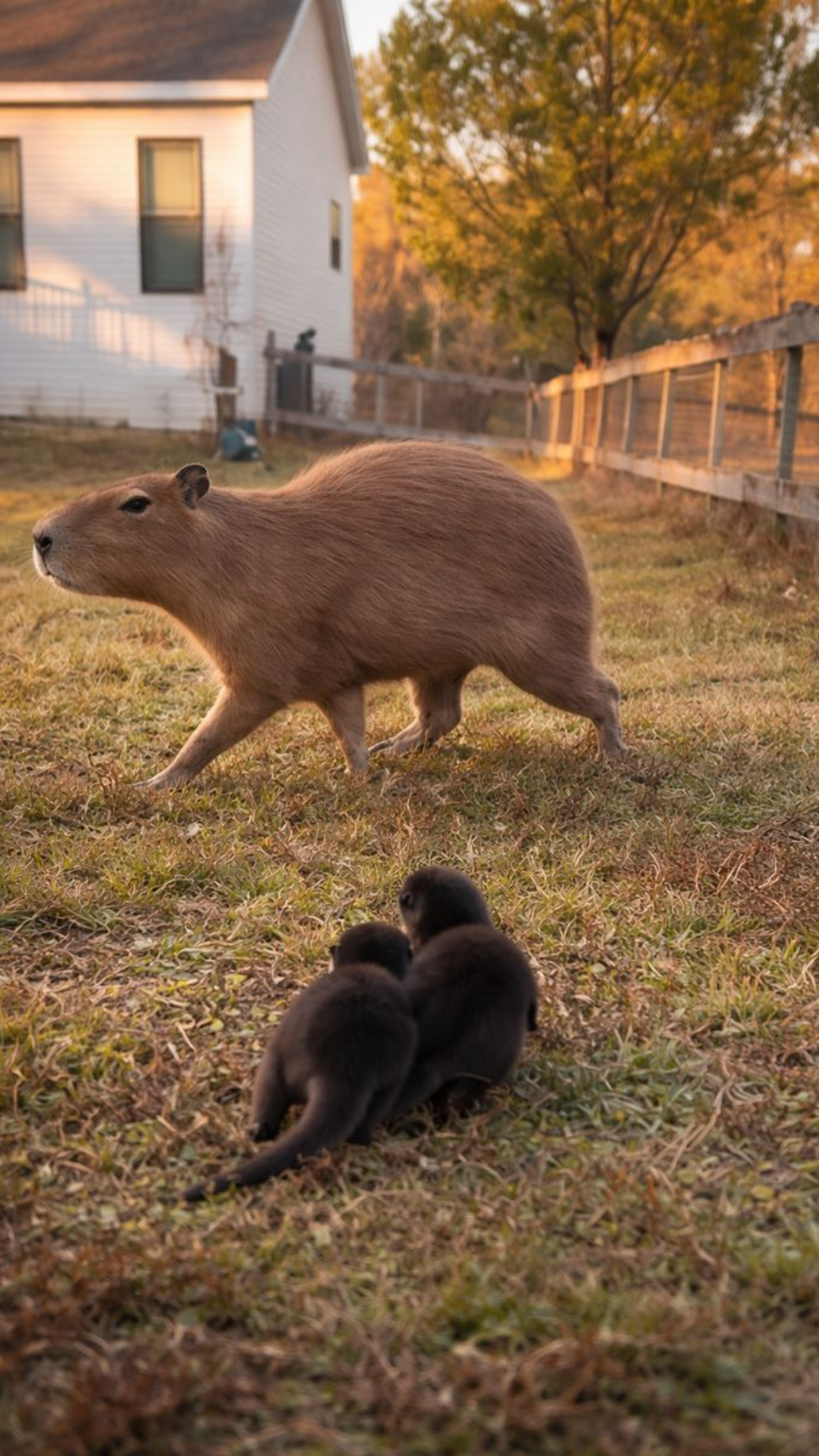 What looks like chaos is really just playful animal behavior