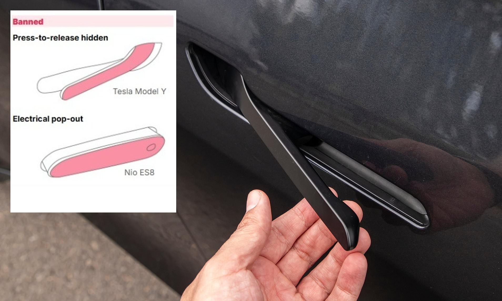 China bans hidden 'pop-out' car door handles as part of new safety ...