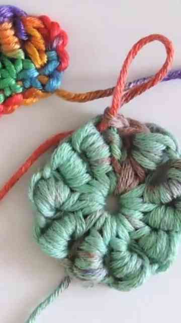 Easy crochet bullion stitch for beginners