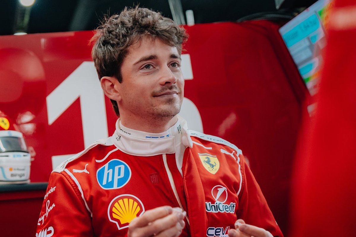 Charles Leclerc se muestra con un Ferrari clásico de tres millones de ...