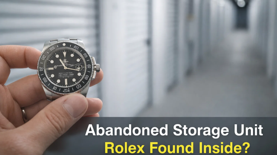 Abandoned storage unit | Rolex found inside?