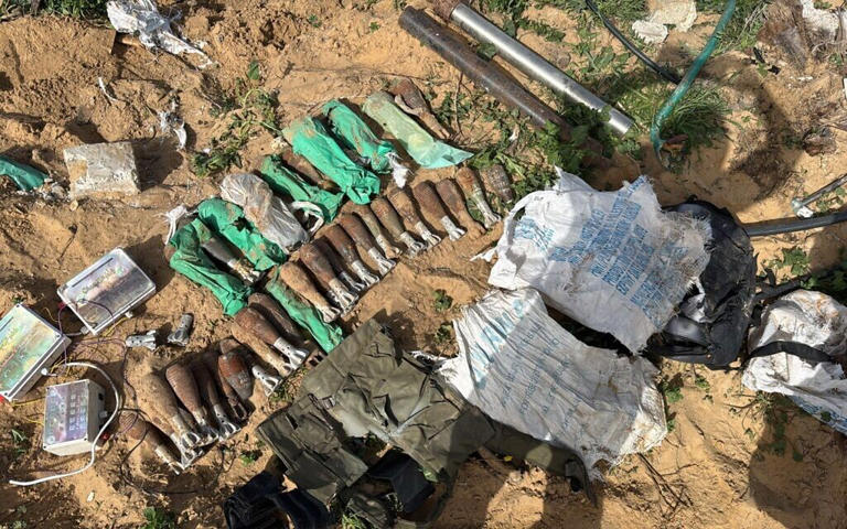 Over 100 mortar shells found in UNRWA bags in Gaza