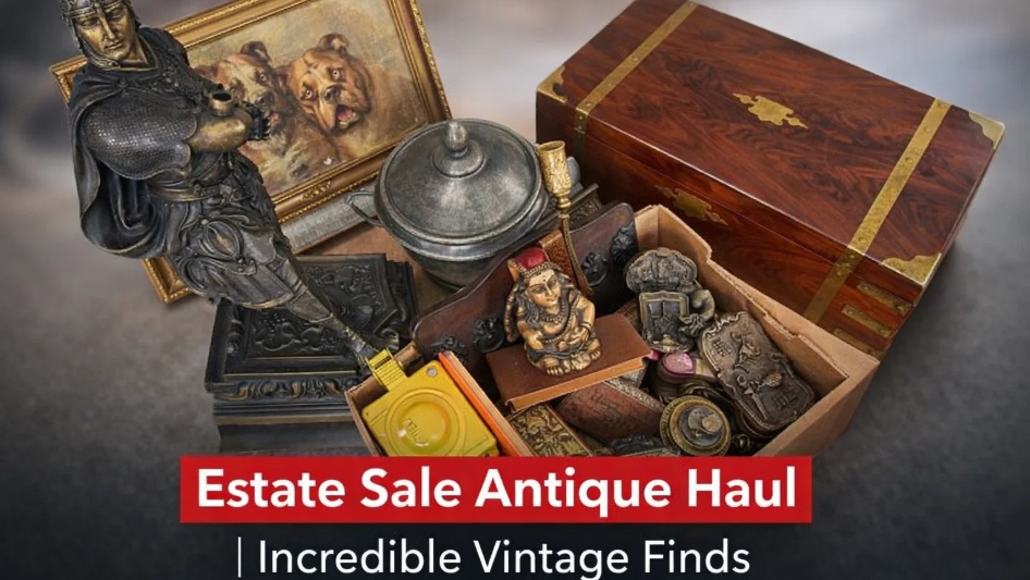 Estate sale antique haul | Incredible vintage finds
