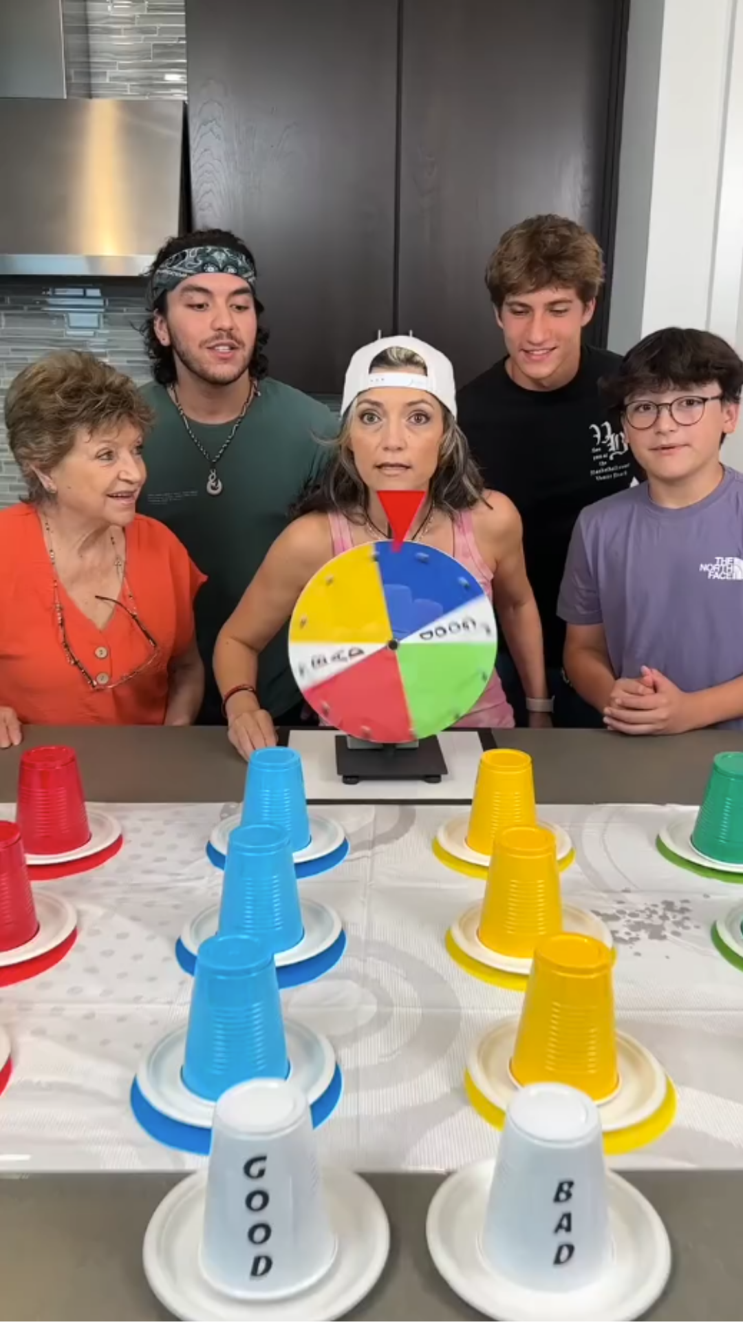 Funny family food game with a twist